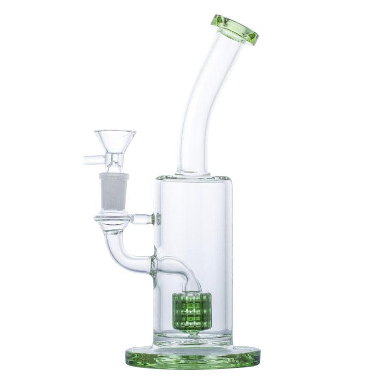 9" Matrix Perc Glass Dab Rig - Puffing Bird CA