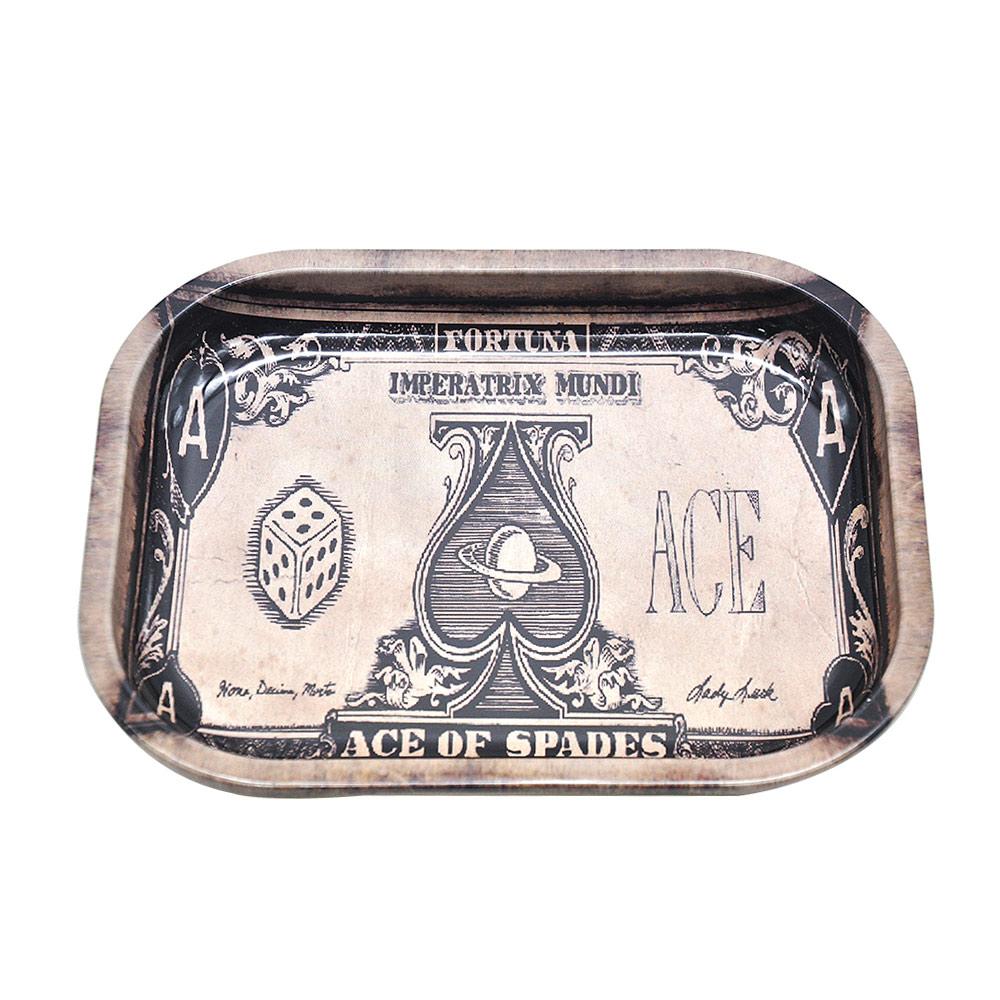 Ace of Spades Rolling Tray - Puffing Bird CA