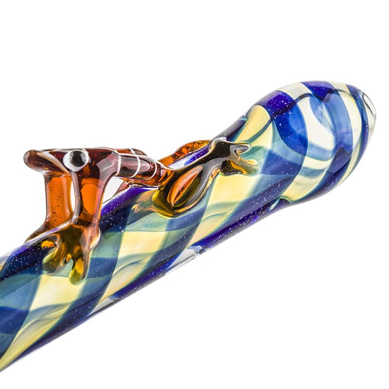 Frog Glass Hammer Style Bubbler - Puffing Bird CA
