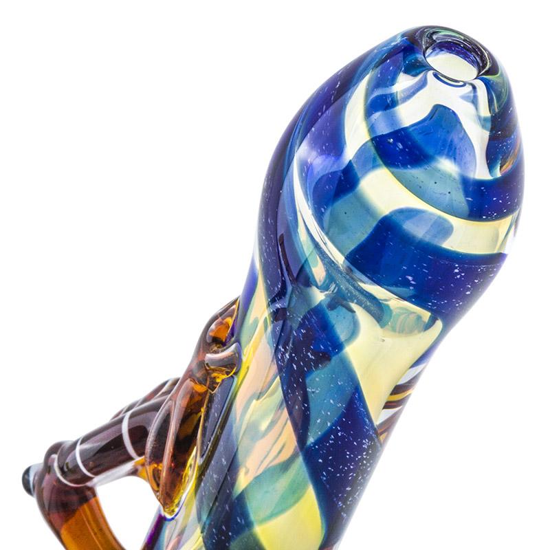 Frog Glass Hammer Style Bubbler - Puffing Bird CA