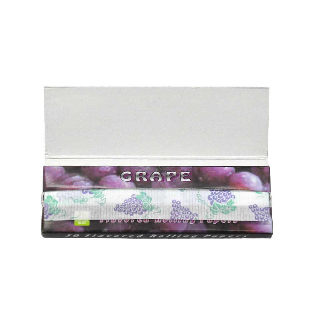 Hornet Grape Flavored Rolling Paper 5 Booklets - Puffing Bird CA