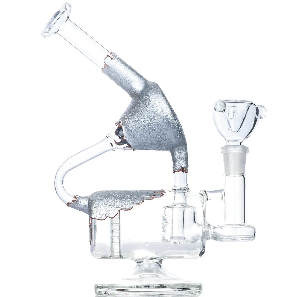 9" Multiple Perc Recycler Bong - Puffing Bird CA