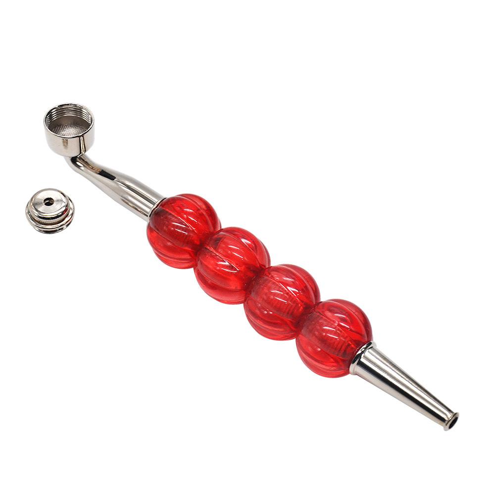 Four Beads Metal Weed Pipe - Puffing Bird CA