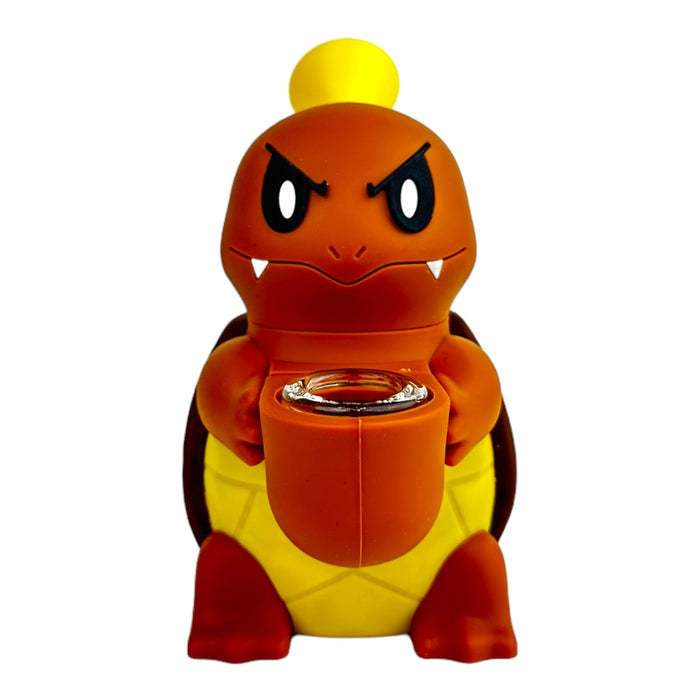 4.33" God Turtle Silicone Water Pipe - Puffing Bird CA